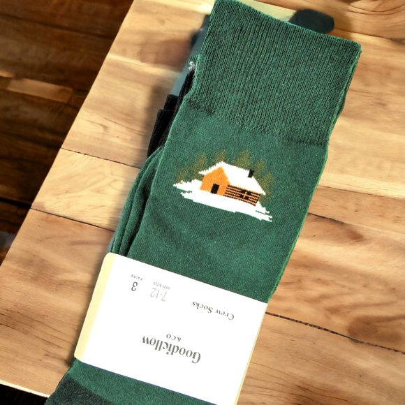 Goodfellow & Co | Underwear & Socks | Mens Socks 3 Pair Size 72 Green ...
